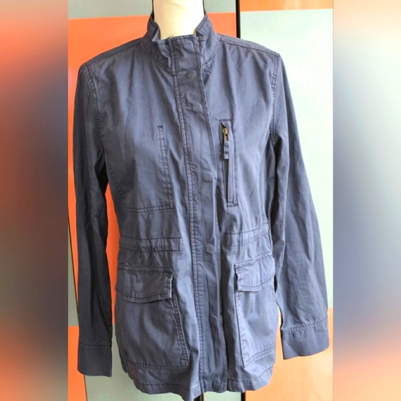 Kensie | Jackets & Coats | Kensie Jeans Navy Blue Collar Utility Blazer ...